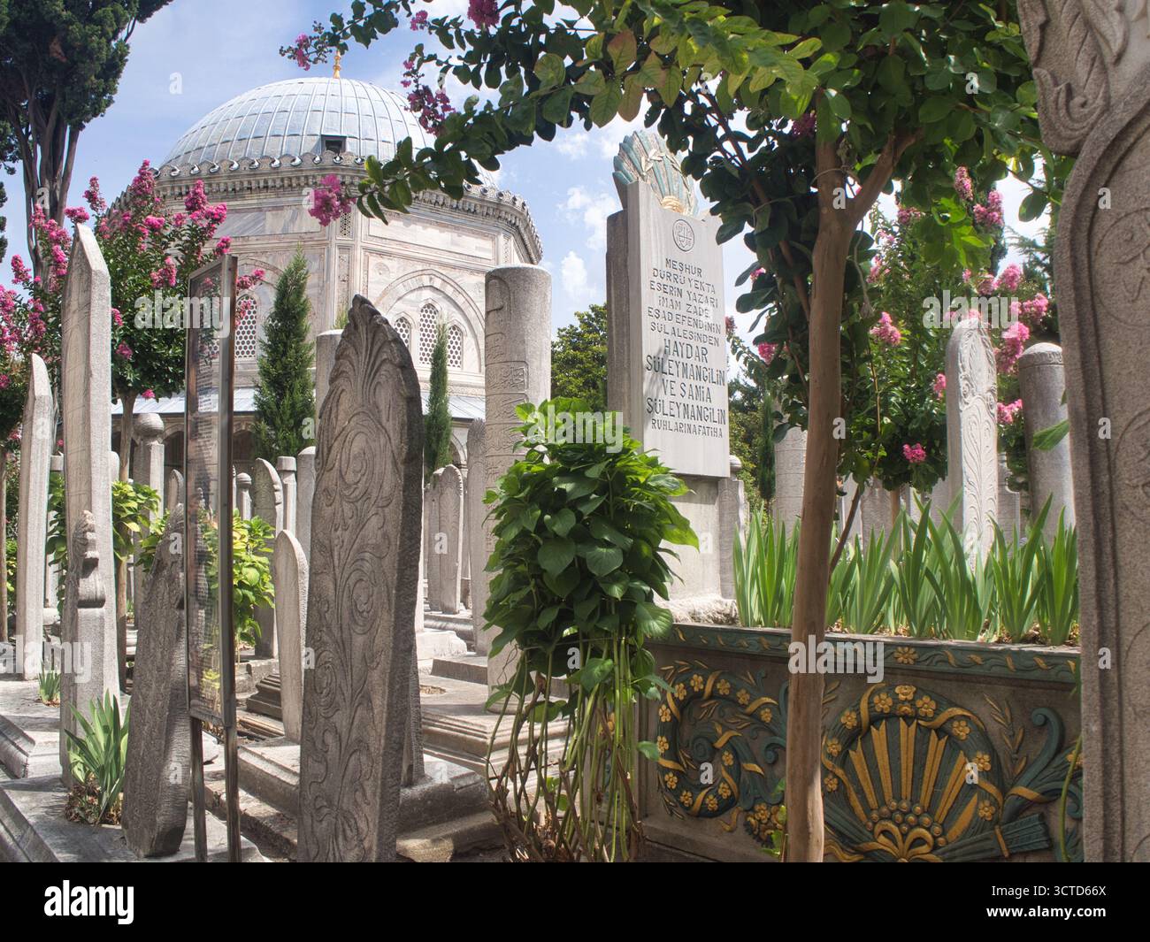 Ottoman Cemetery Tombstones and Türbe - Historic Ottoman tombstones ...