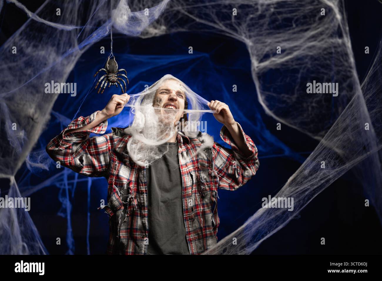 Blue scar film hi-res stock photography and images - Alamy