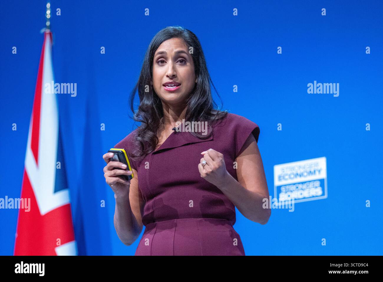 Manchester, UK. 6th Oct, 2025.Claire Coutinho Shadow Secretary of State ...
