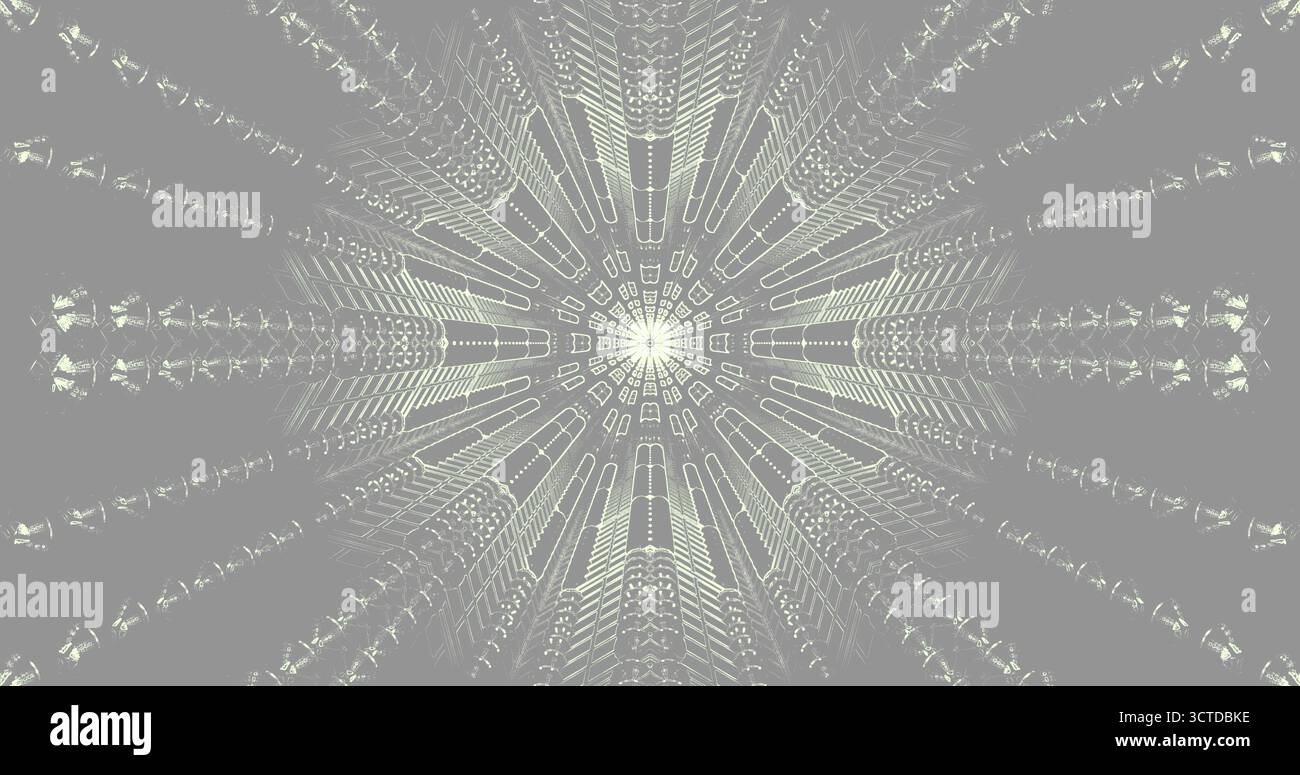 Radiating light rays create a vibrant geometric pattern on a neutral ...