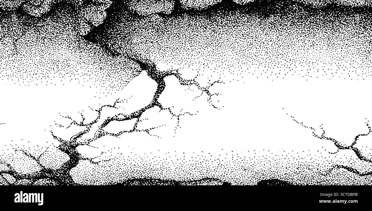 Abstract underground texture with detailed dotwork stippling pattern ...