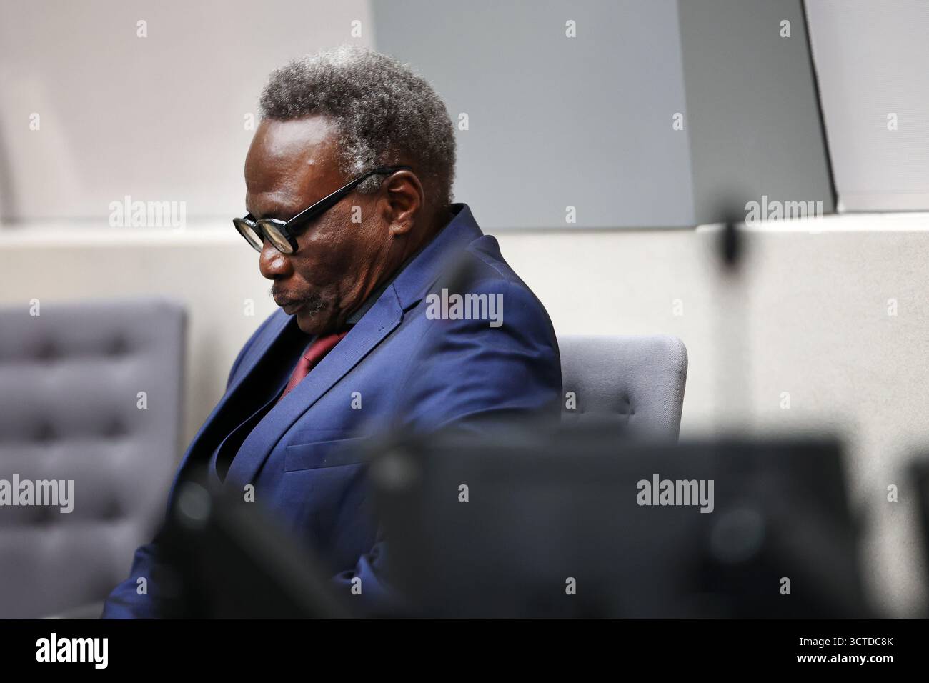 Ali Muhammad Ali Abd-Al-Rahman attends a hearing at the International ...