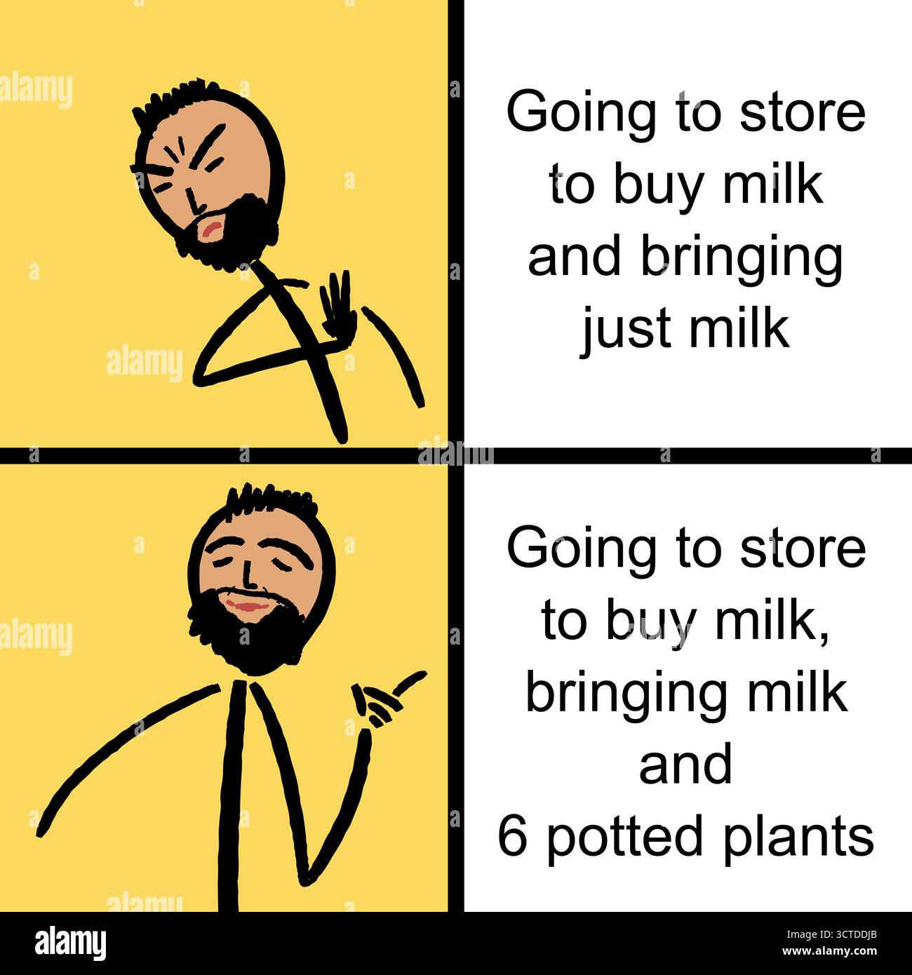 Gardening and plant addiction problem. Funny meme for social media ...