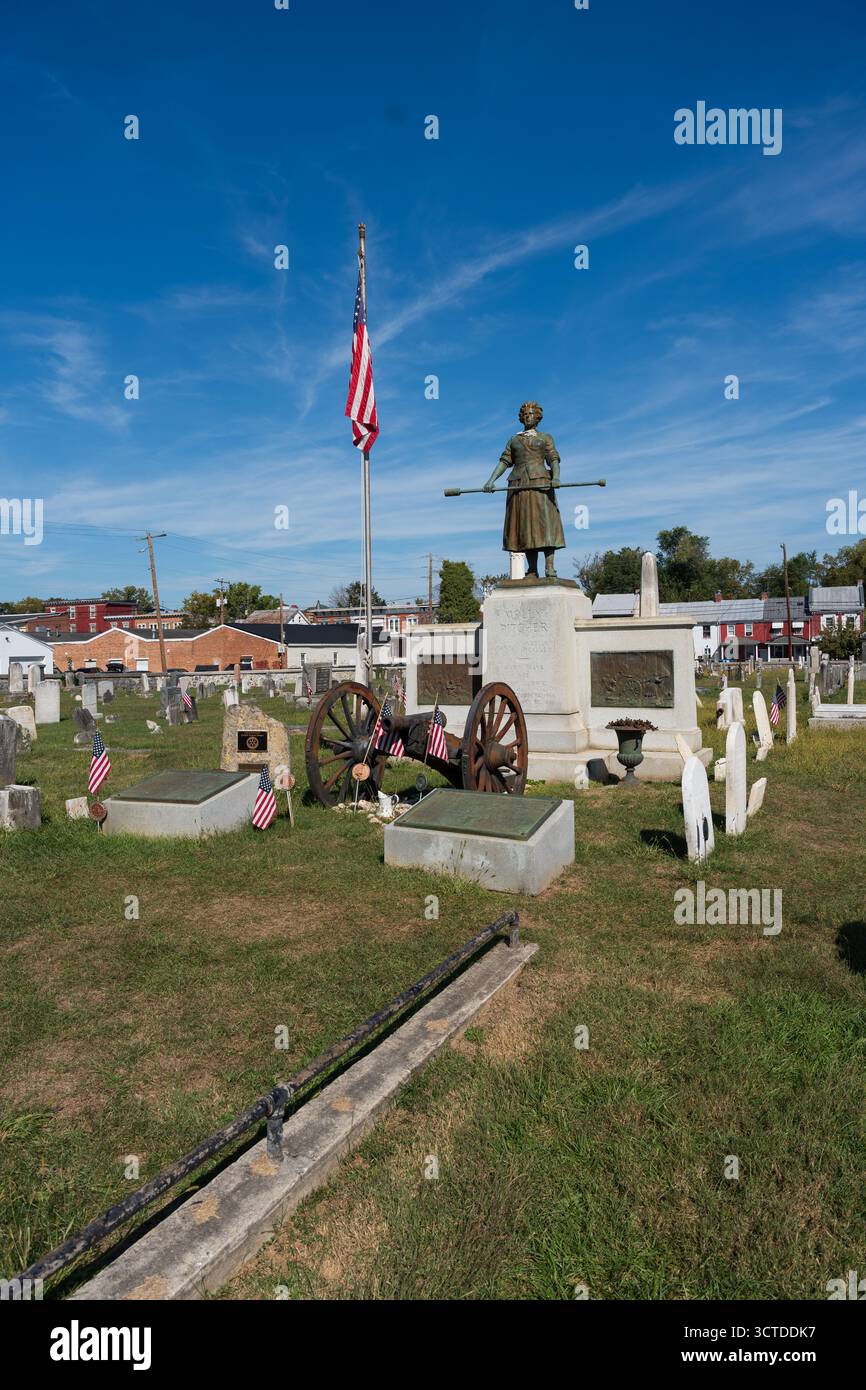Carlisle, PA, USA – October 4, 2025: The grave of Molly McCauley ...