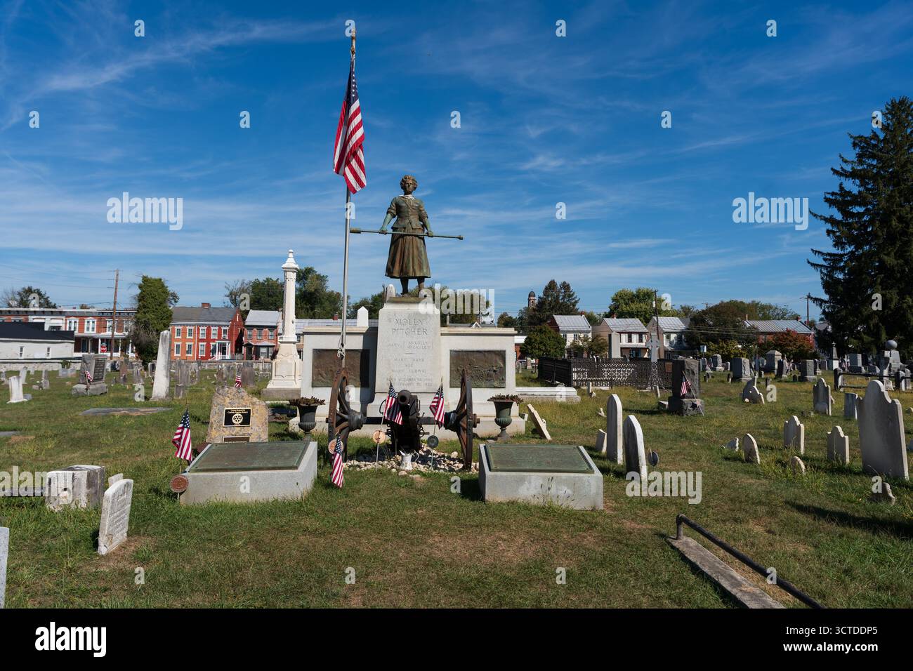 Carlisle, PA, USA – October 4, 2025: The grave of Molly McCauley ...