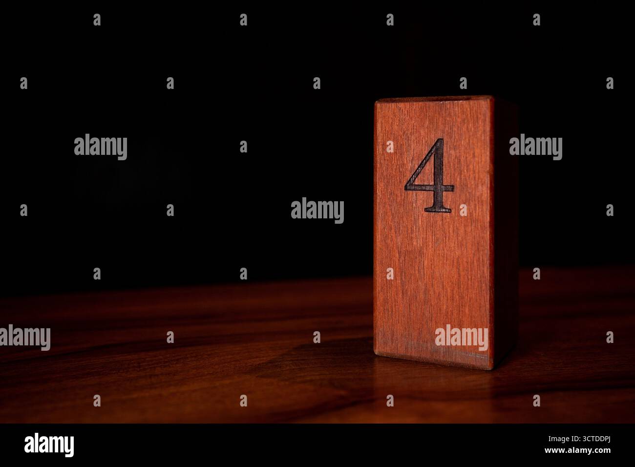Numbers in vintage wooden hi-res stock photography and images - Alamy