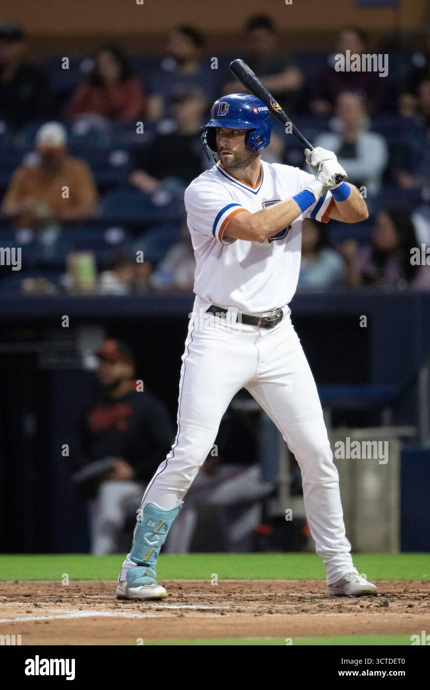Kameron Misner (35) of the Durham Bulls at bat during an International ...