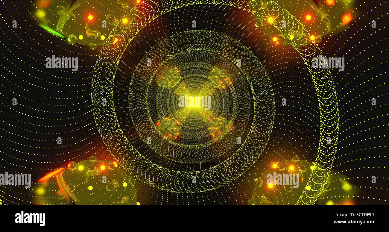 Bright swirling pattern features vibrant colors and glowing lights. The ...