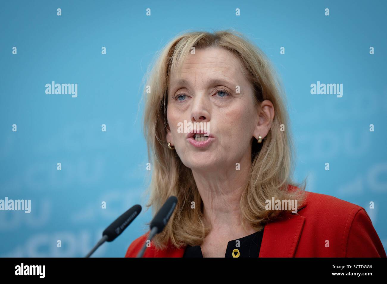 CDU, Karin Prien Konrad-Adenauer-Haus, CDU, Pressekonferenz ...