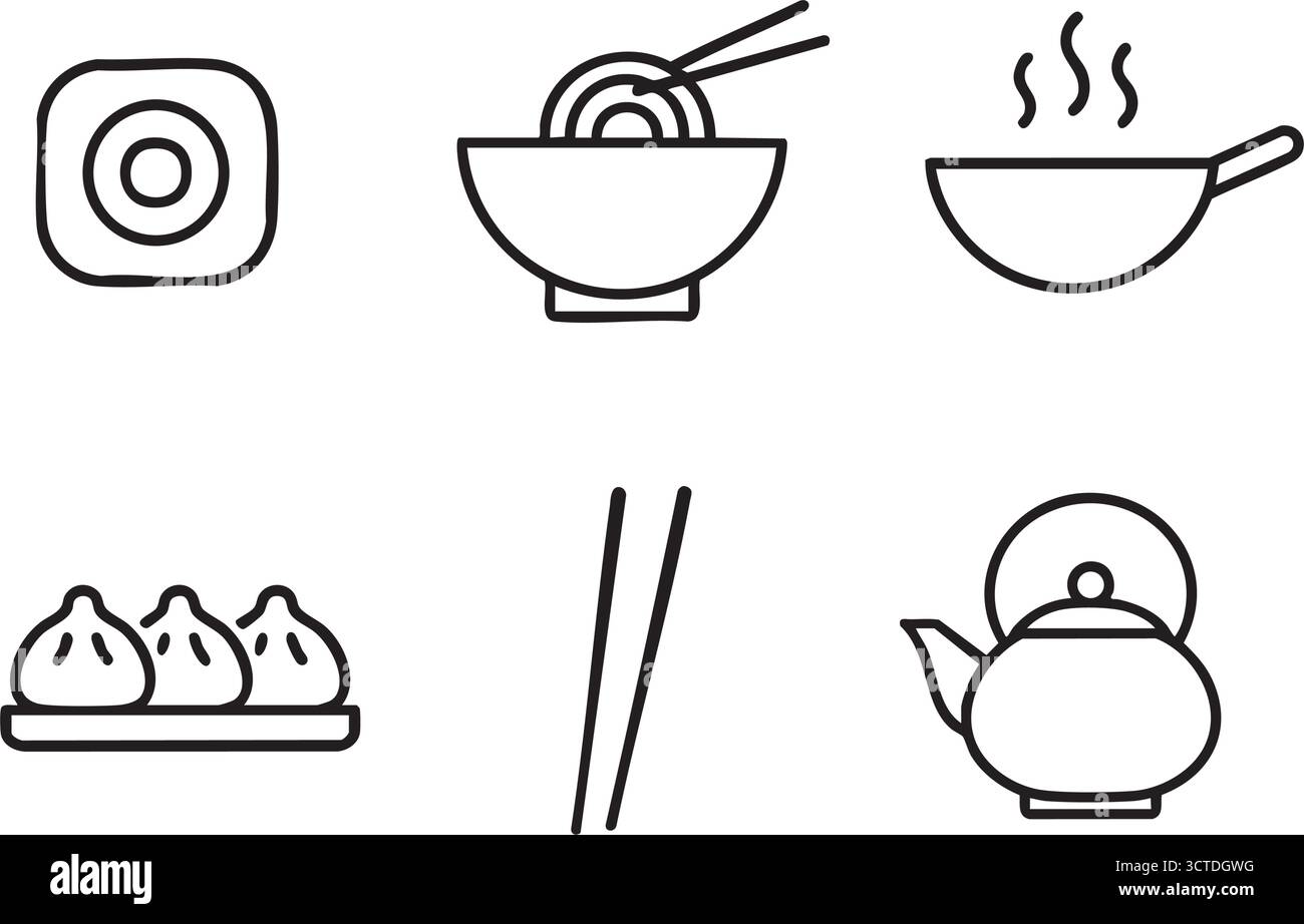 Japanese soup sushi Black and White Stock Photos & Images - Alamy