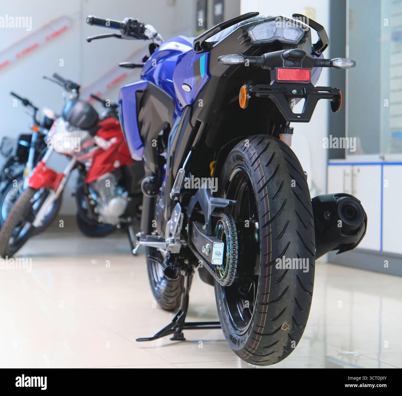 Lima peru sep 26 2025: Yamaha motorcycle dealership featuring new bikes ...