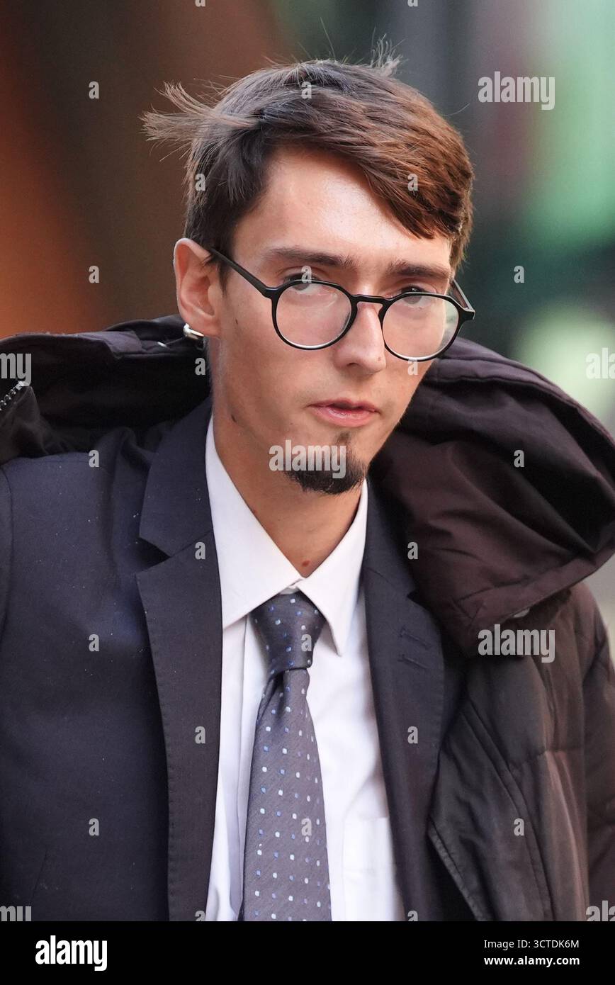 Harry Whittaker departs the Old Bailey in central London, where he is ...