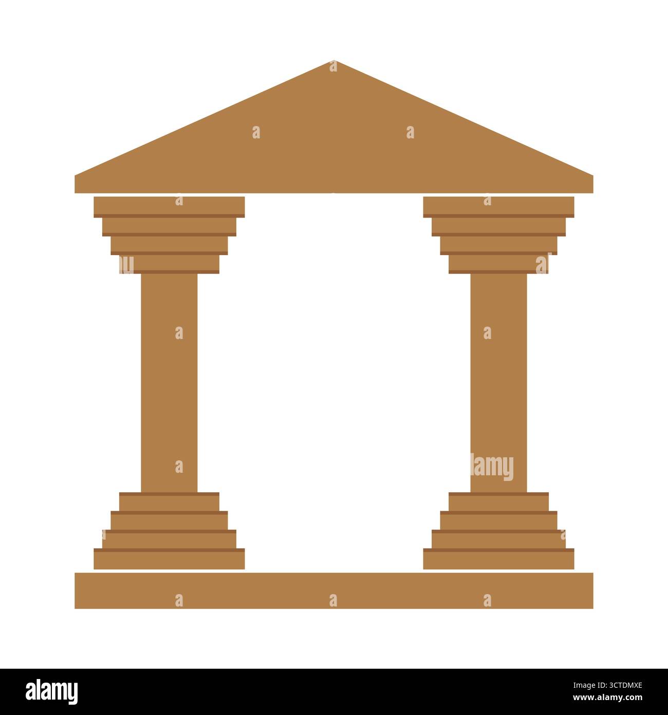 Pedestal two columns Stock Vector Images - Alamy
