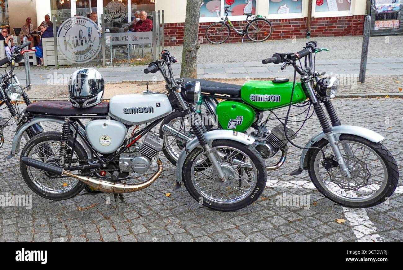 Simson Motorräder aus ehem. DDR hier gesehen am 20.09.2025 in ...
