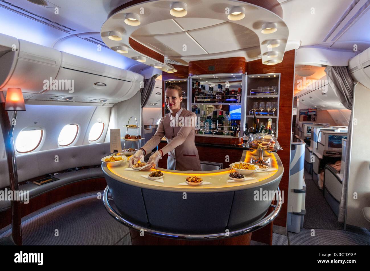 Business class refreshments hi-res stock photography and images - Alamy