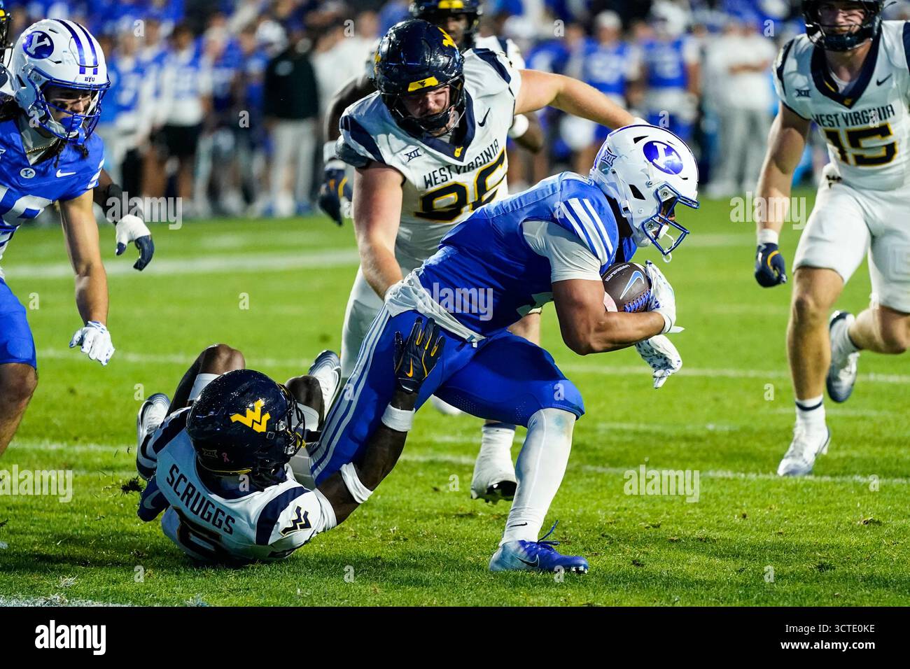 PROVO, UT - OCTOBER 03: Cornerback Jordan Scruggs #6 of the West ...