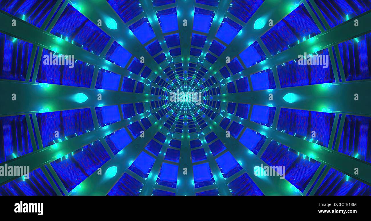 Colorful patterns form vibrant tunnel hi-res stock photography and ...
