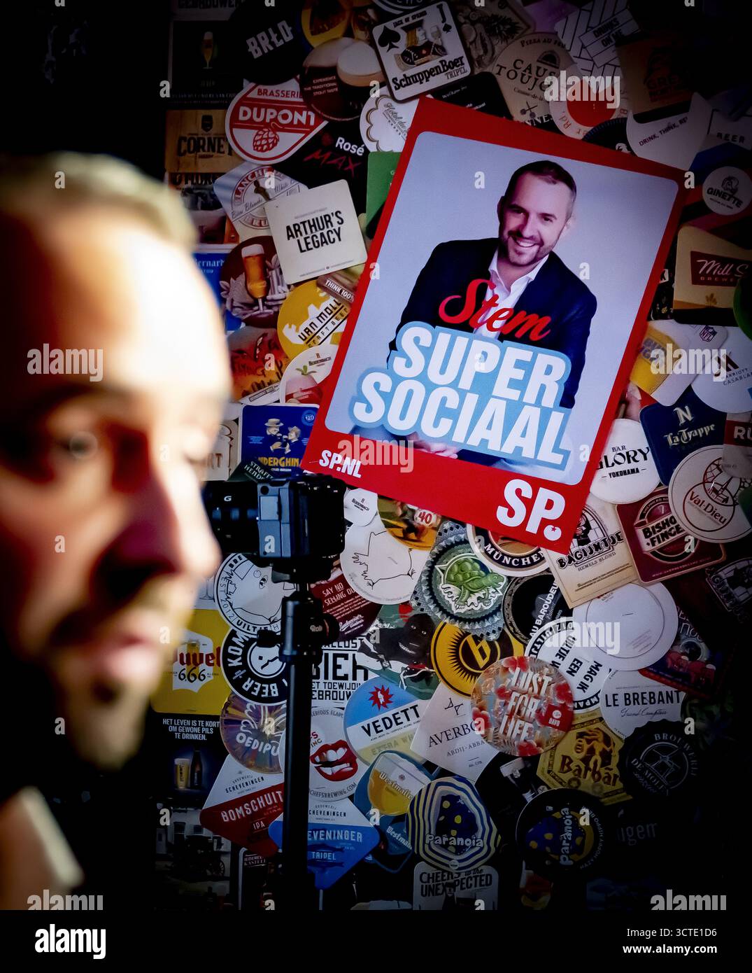 THE HAGUE – SP leader Jimmy Dijk during the campaign kickoff. The House ...