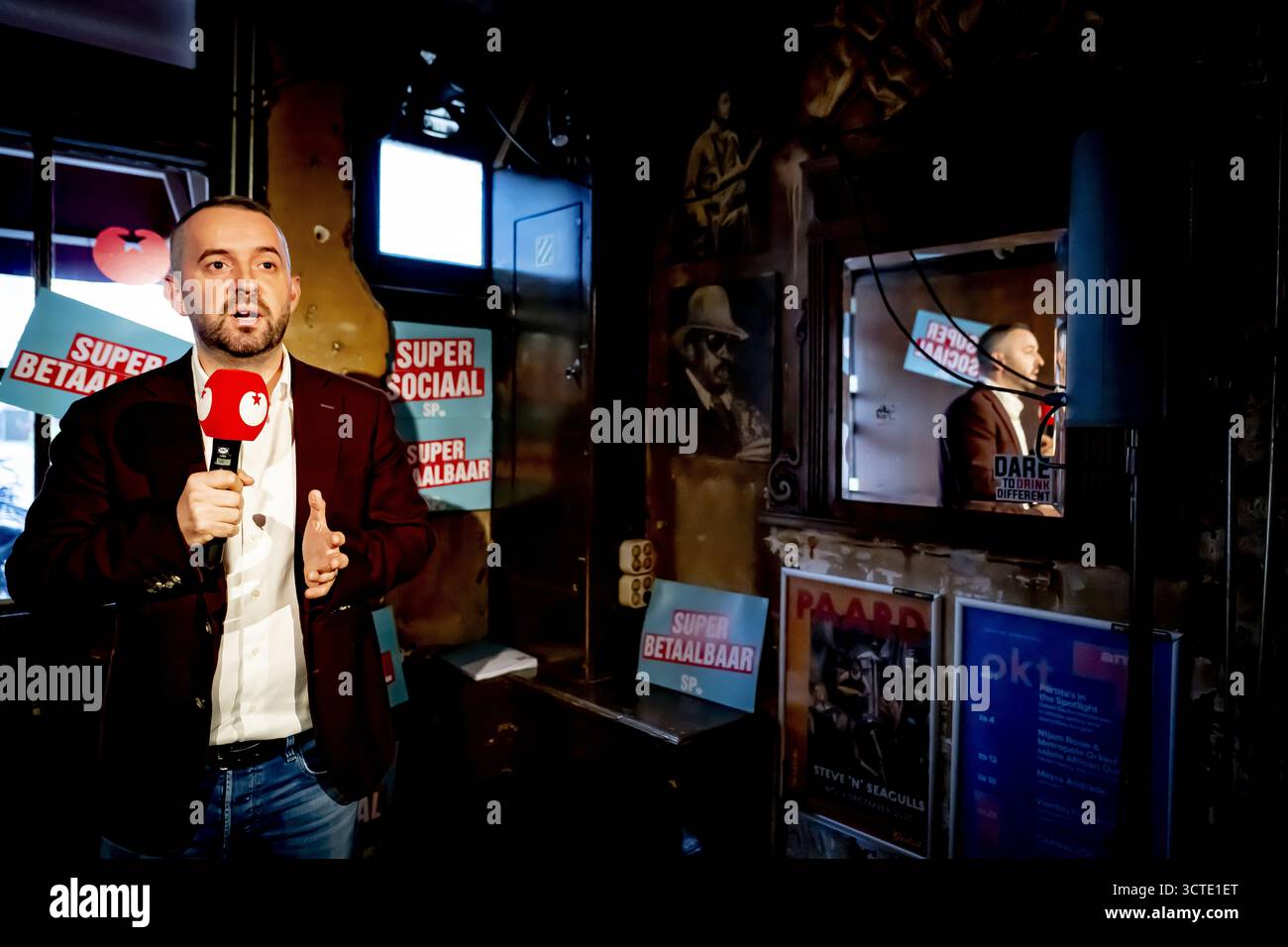 THE HAGUE – SP leader Jimmy Dijk will give a speech during the campaign ...