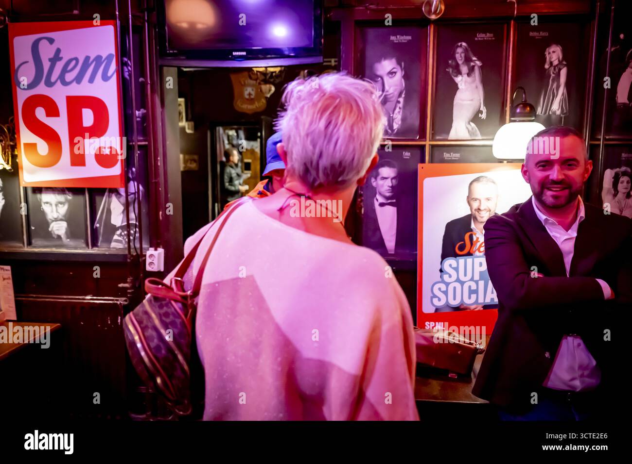 THE HAGUE – SP leader Jimmy Dijk during the campaign kickoff. The House ...