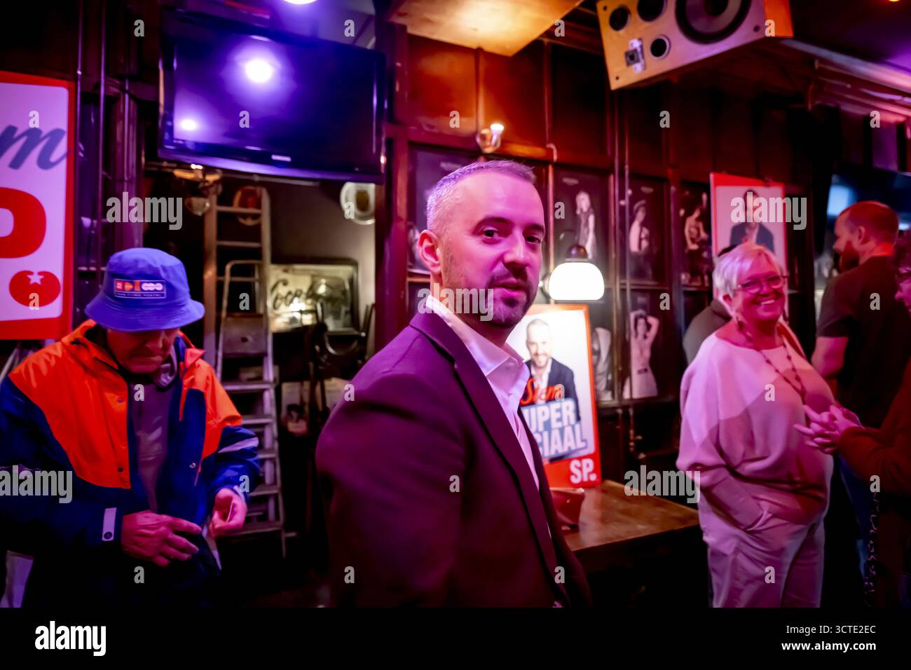 THE HAGUE – SP leader Jimmy Dijk during the campaign kickoff. The House ...