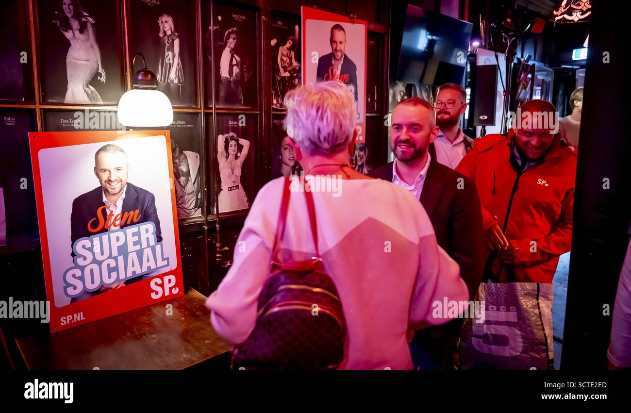 THE HAGUE – SP leader Jimmy Dijk during the campaign kickoff. The House ...
