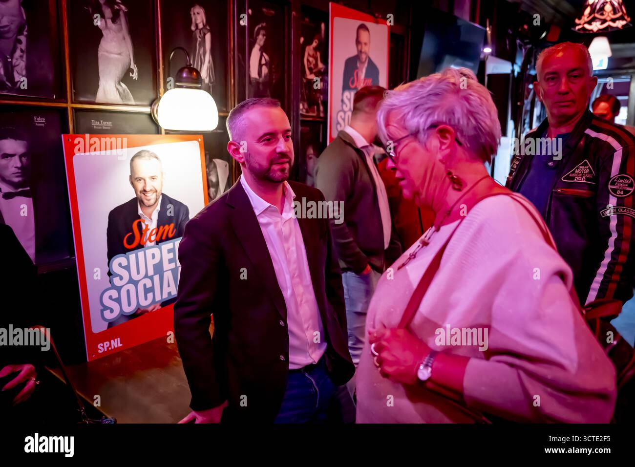 THE HAGUE – SP leader Jimmy Dijk during the campaign kickoff. The House ...