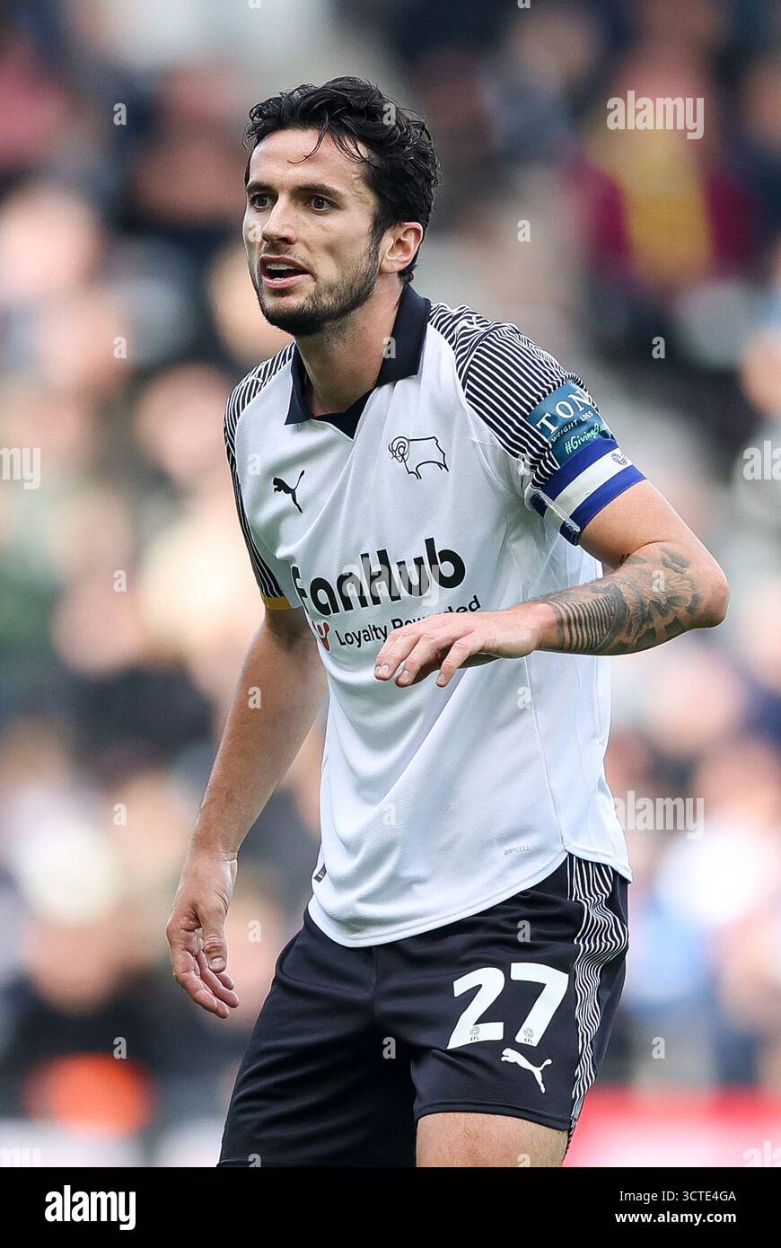Derby County's Lewis Travis during the Sky Bet Championship match at ...