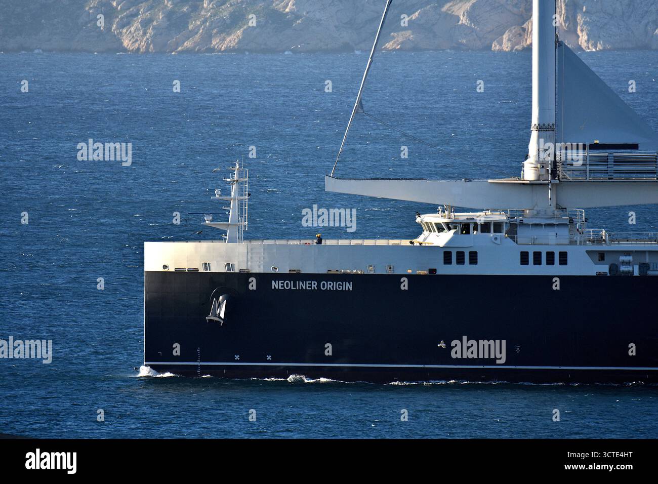 The Neoliner Origin sailing ro-ro cargo ship, using wind as its main ...