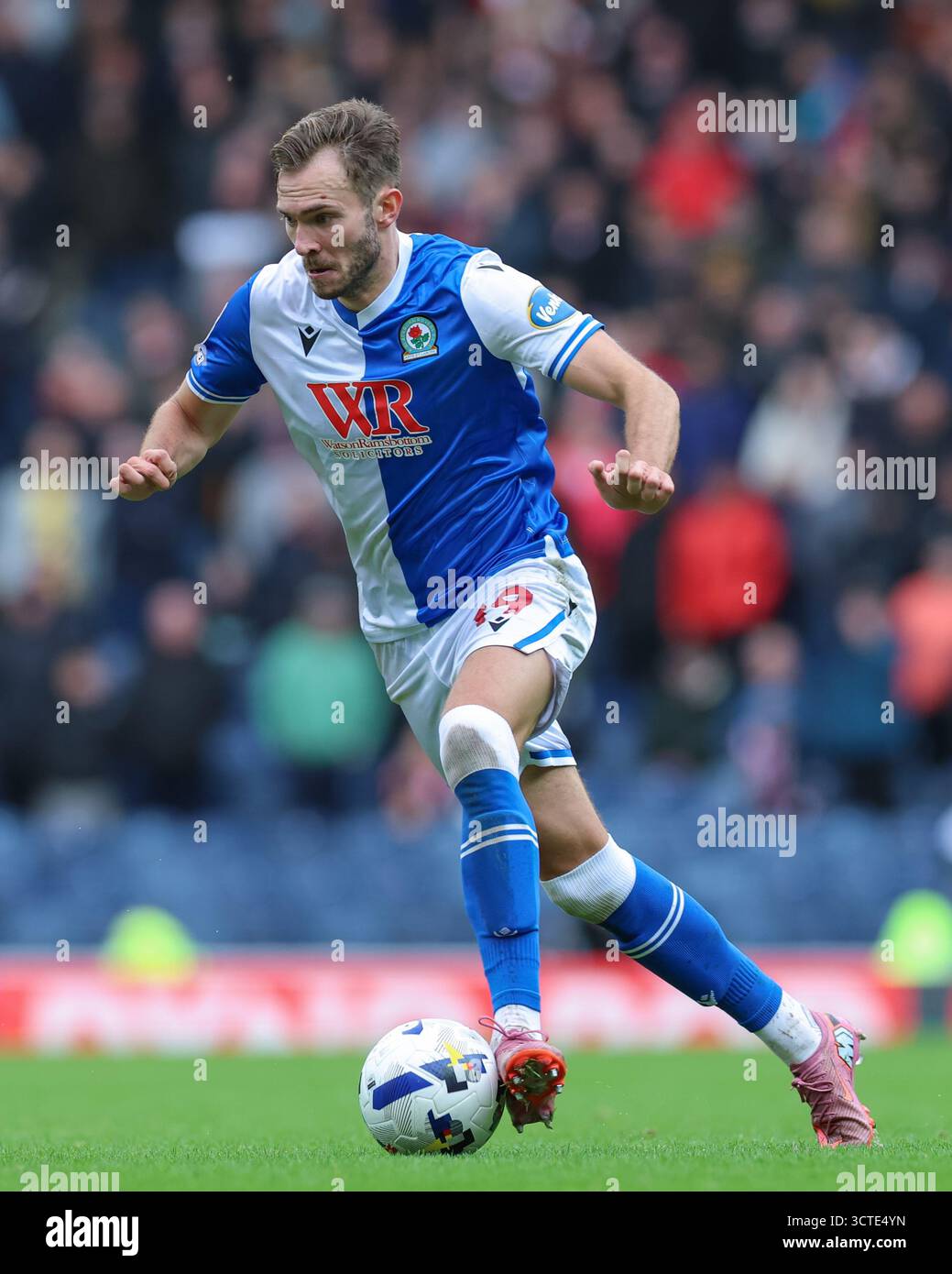 Blackburn Rovers' Ryan Hedges during the Sky Bet Championship match at ...