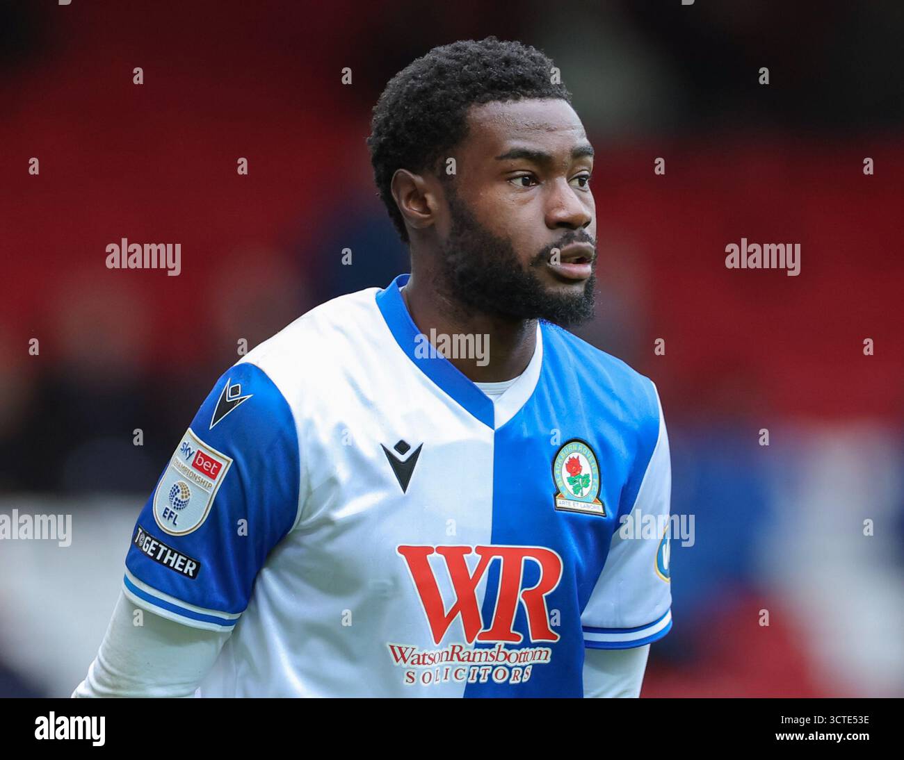 Blackburn Rovers' Ryan Alebiosu during the Sky Bet Championship match ...
