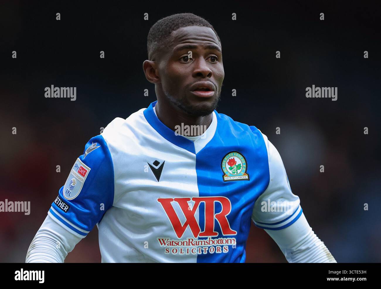 Blackburn Rovers' Augustus Kargbo during the Sky Bet Championship match at Ewood Park, Blackburn ...