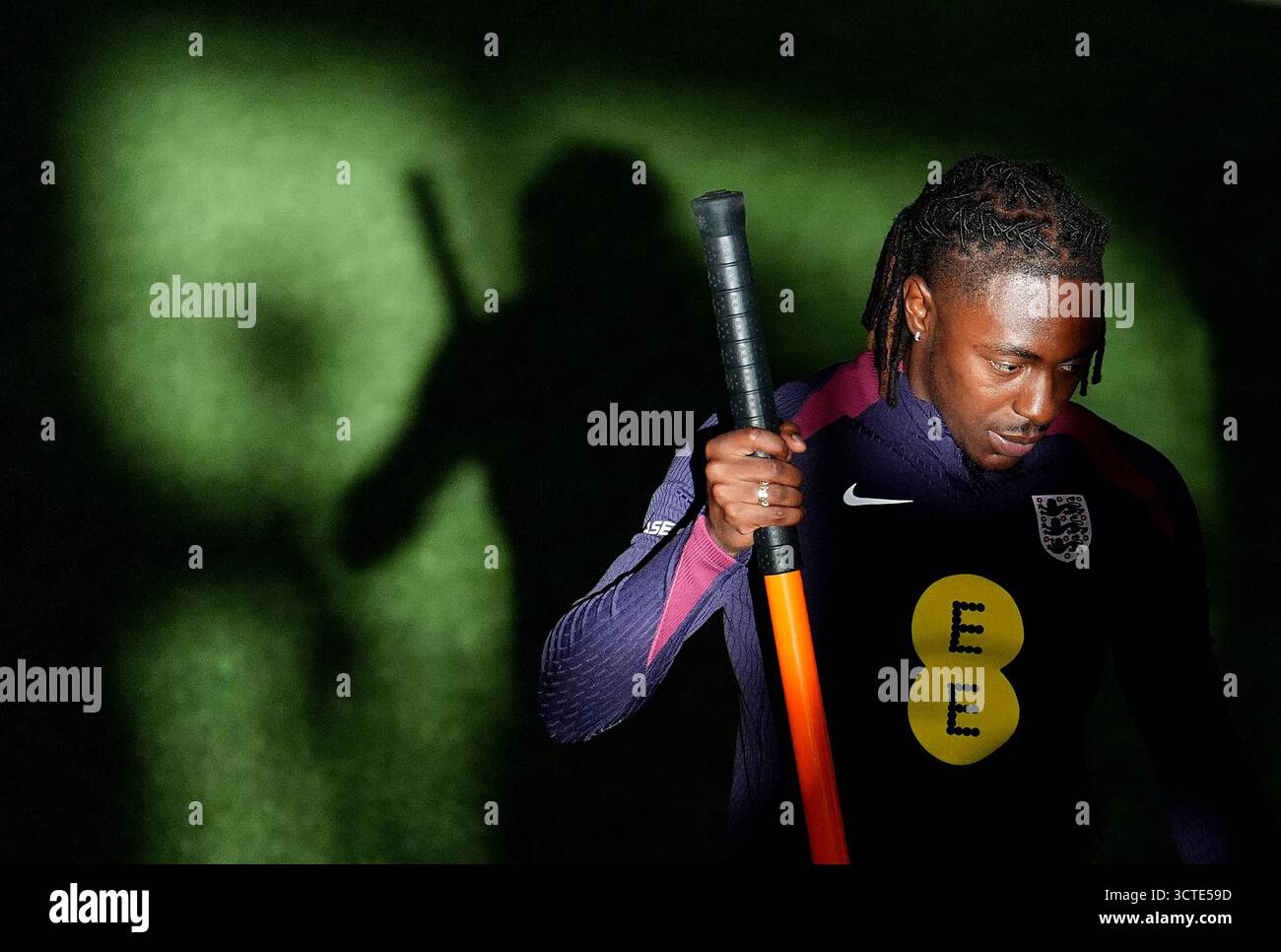 England's Eberechi Eze during a training session at St George's Park ...