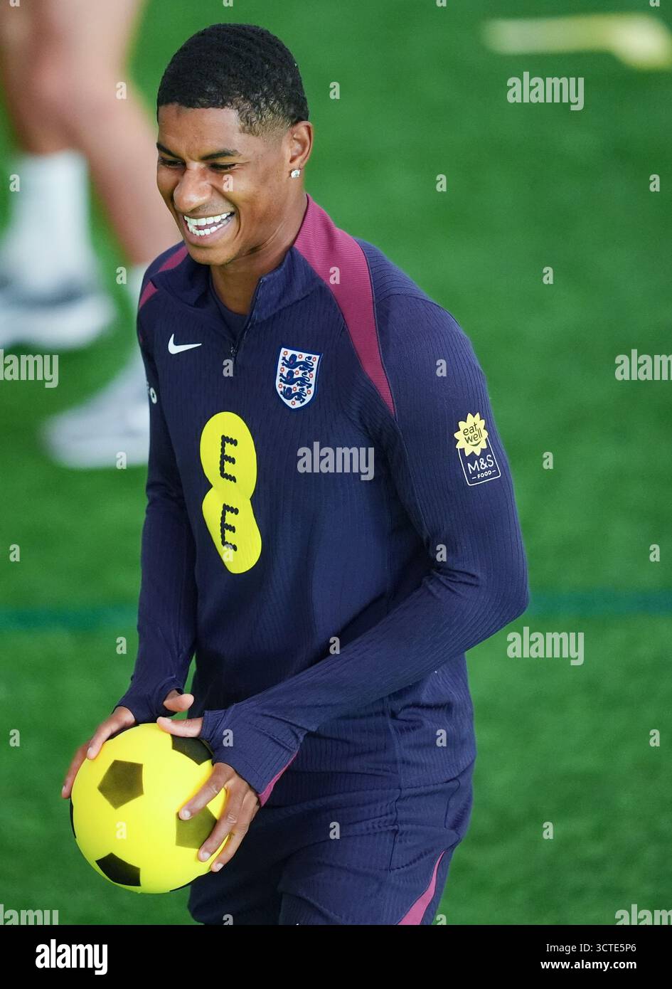 England's Marcus Rashford during a training session at St George's Park ...
