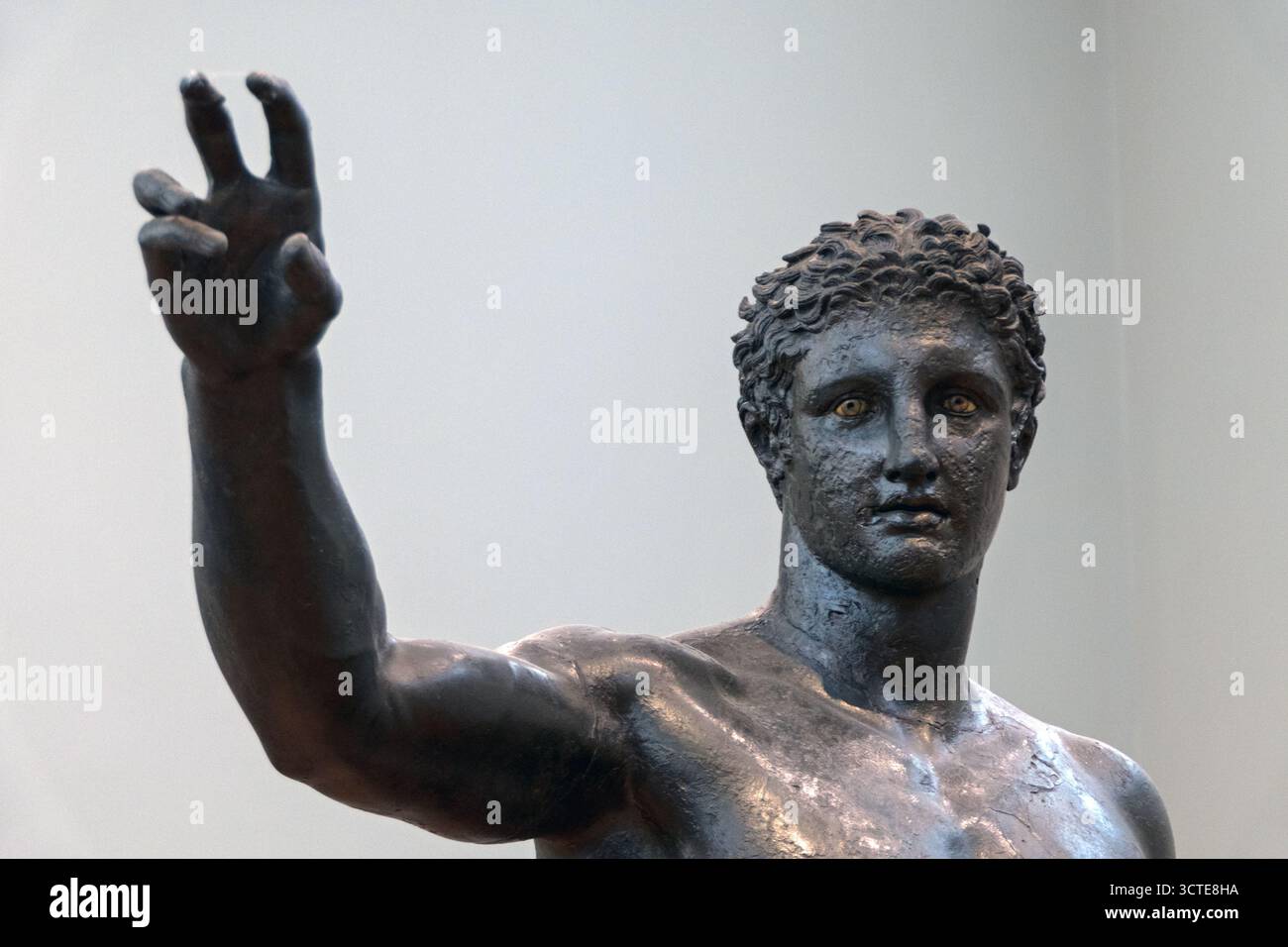 The Antikythera Ephebe. Interior view of the National Archaeological ...