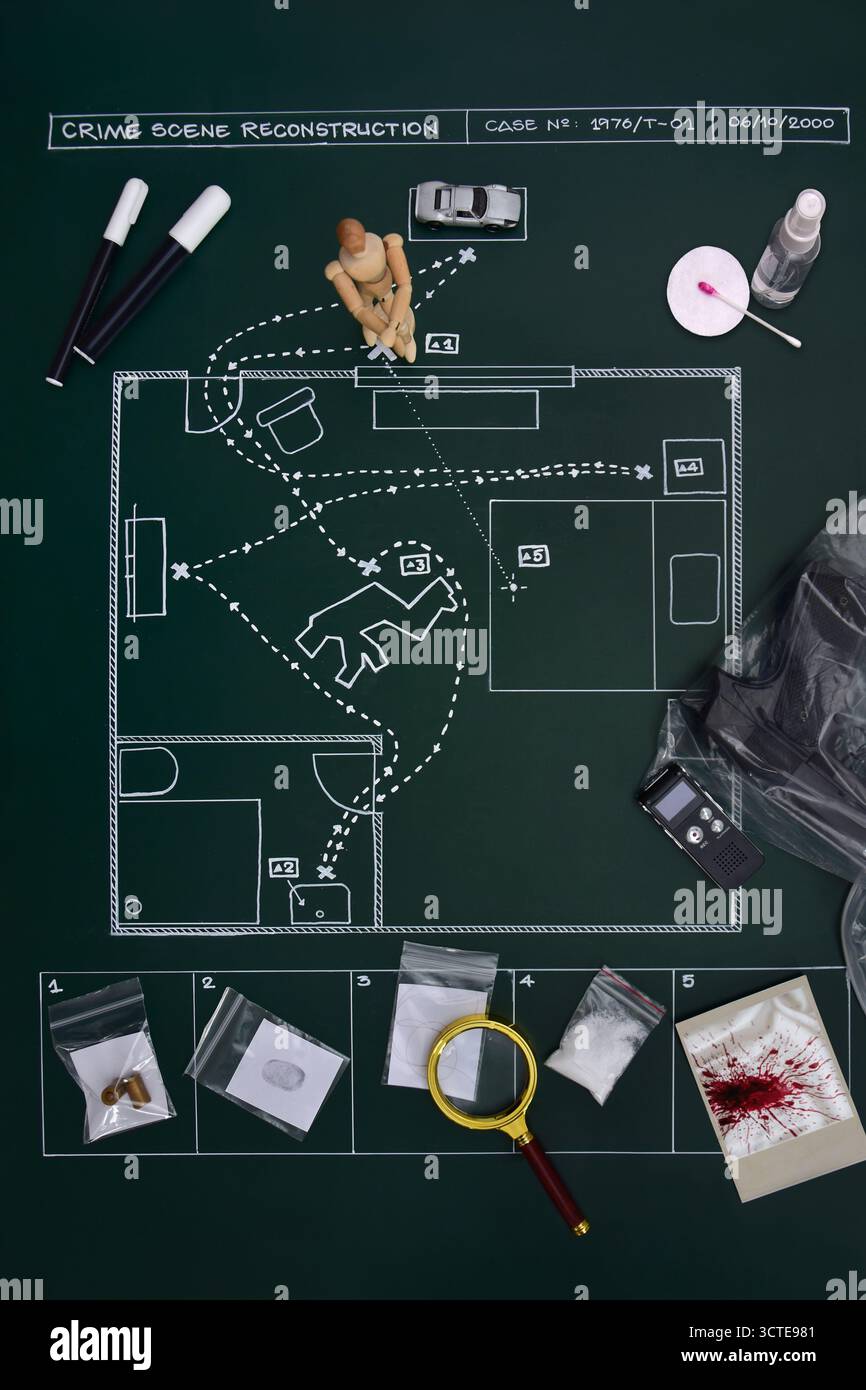 Detective investigation board hi-res stock photography and images - Alamy