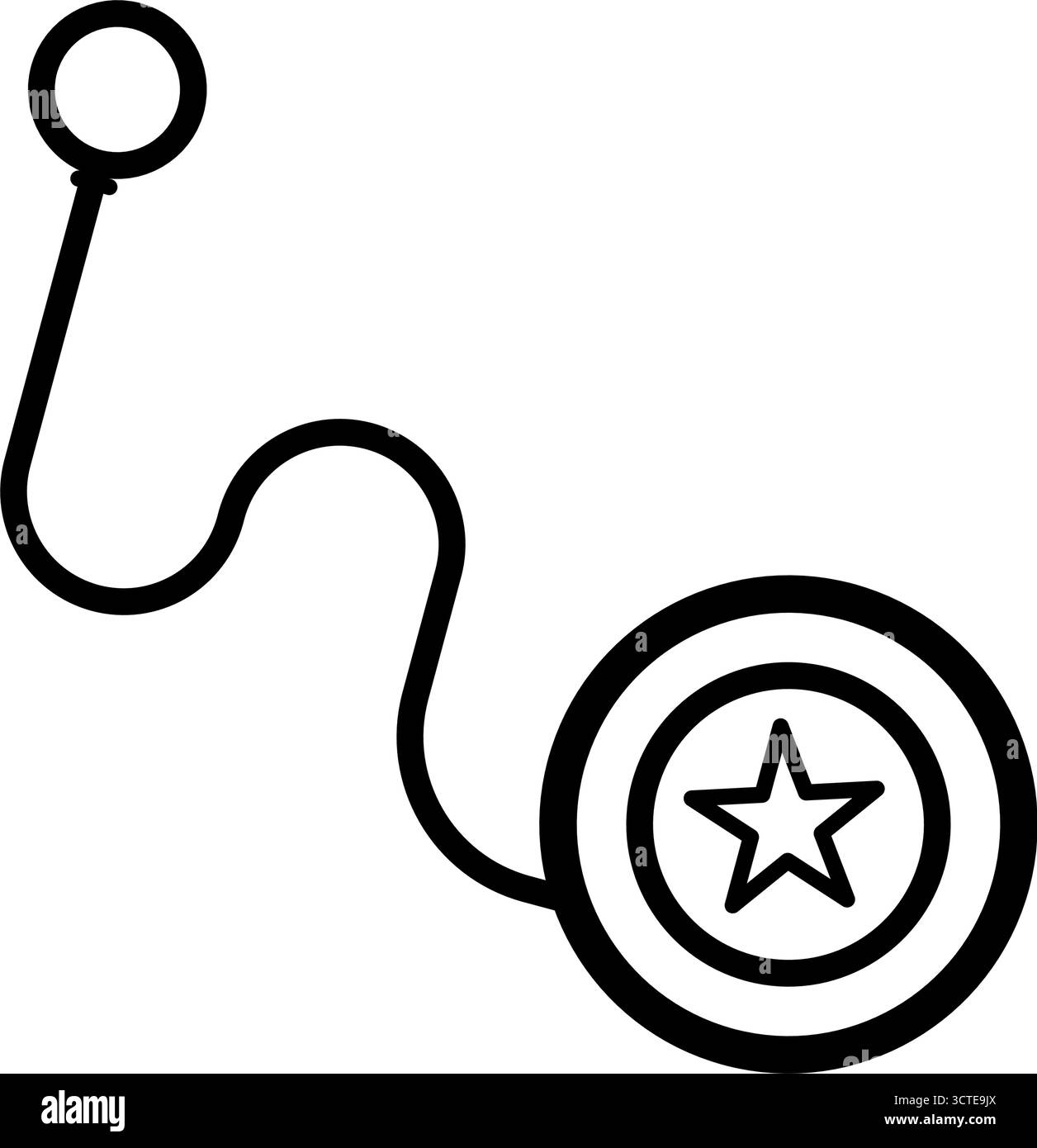 Kid game icon outline Black and White Stock Photos & Images - Alamy