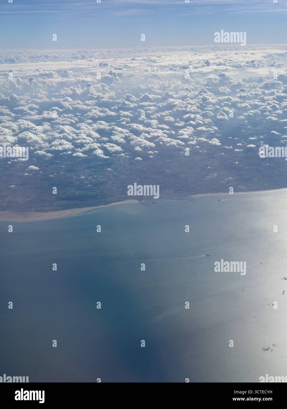 29 SEPT 2025 - Calais, France - The ferry port and marine harbour of ...