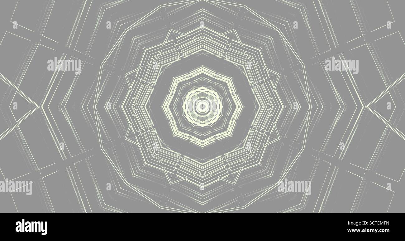 A detailed geometric design features a central octagon surrounded by ...