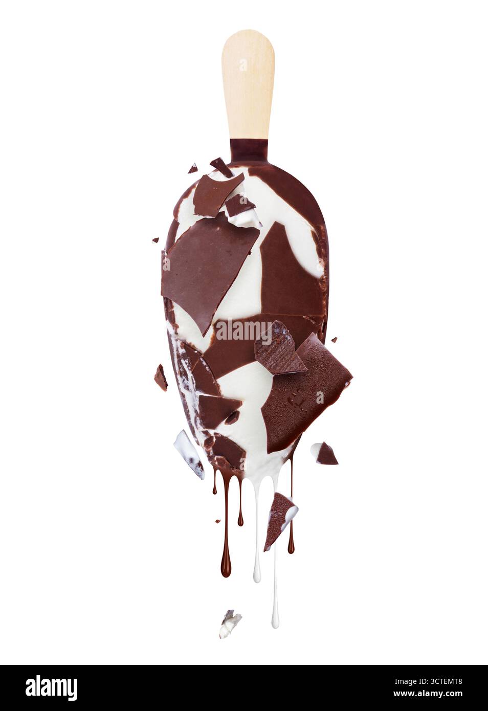 Ice stream flowing from Cut Out Stock Images & Pictures - Alamy