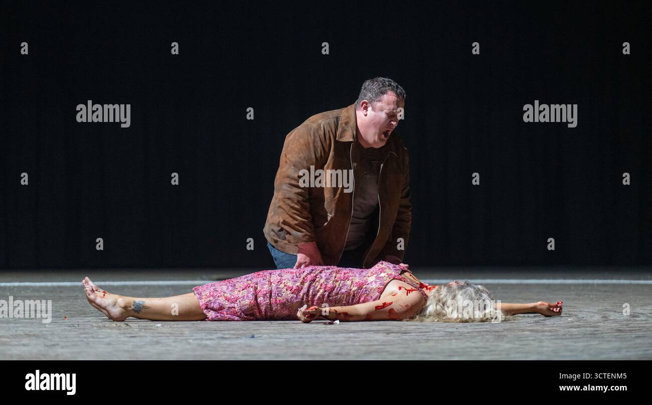 ENO, London Coliseum, UK. 6th Oct, 2025. Bizet's Carmen, one of the ...