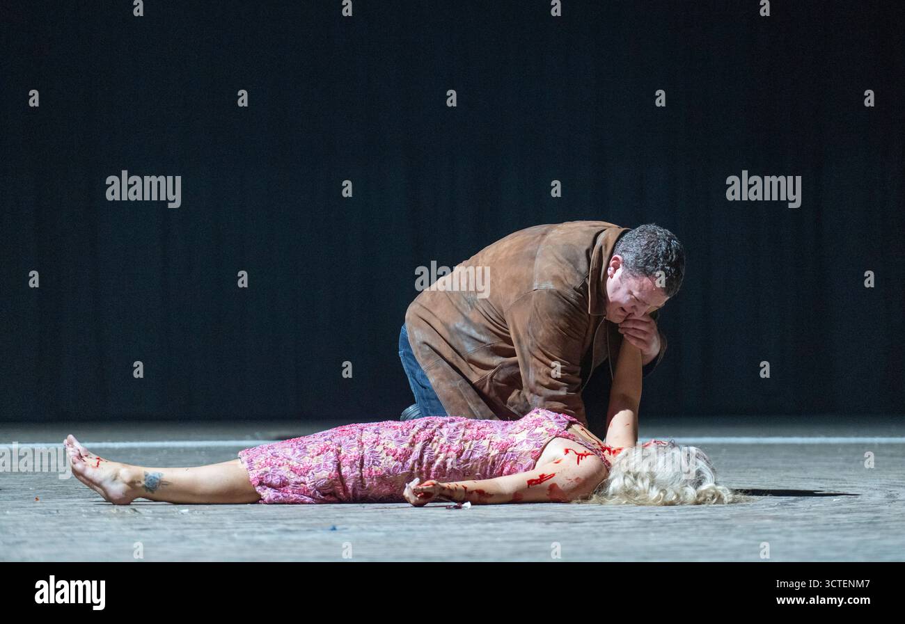 ENO, London Coliseum, UK. 6th Oct, 2025. Bizet's Carmen, one of the ...