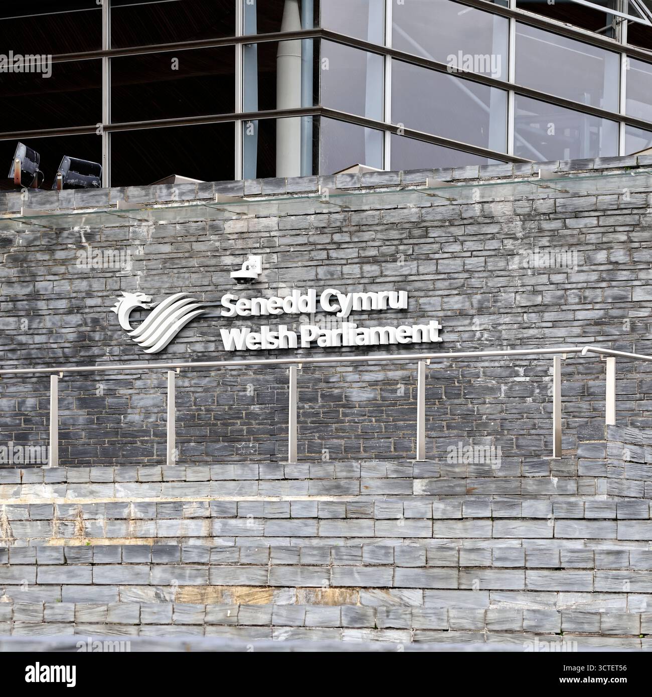 Welsh Parliament / Senedd Cymru building, Cardiff Bay, South Wales, UK ...