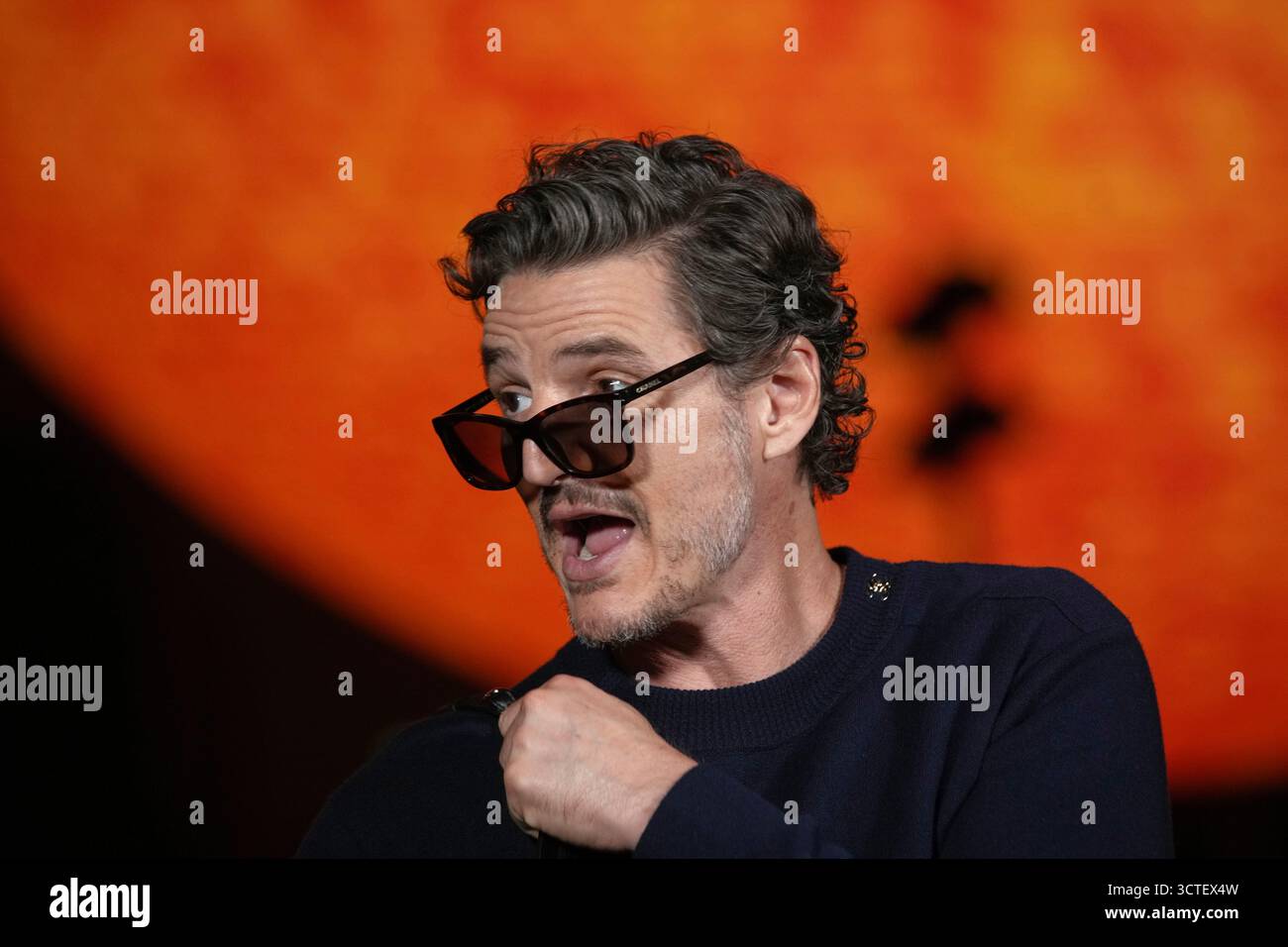 Pedro Pascal poses for photographers upon arrival at the Chanel Spring ...