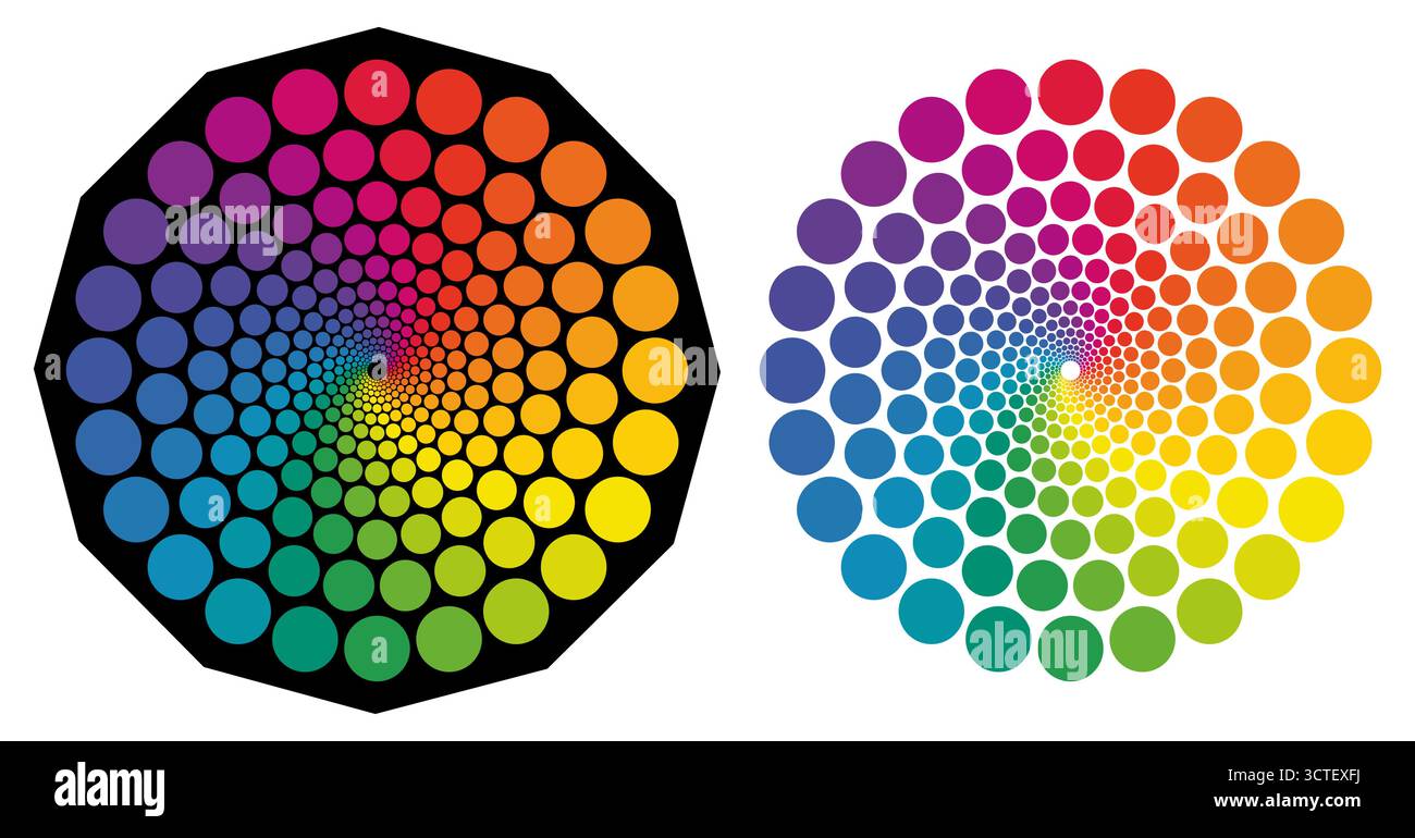Spectrum centre Stock Vector Images - Alamy