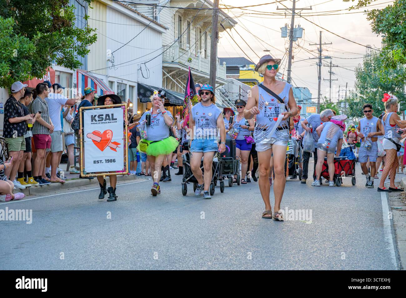 New Orleans, LA, USA - August 23, 2025: Krewe of Space Age Love and ...