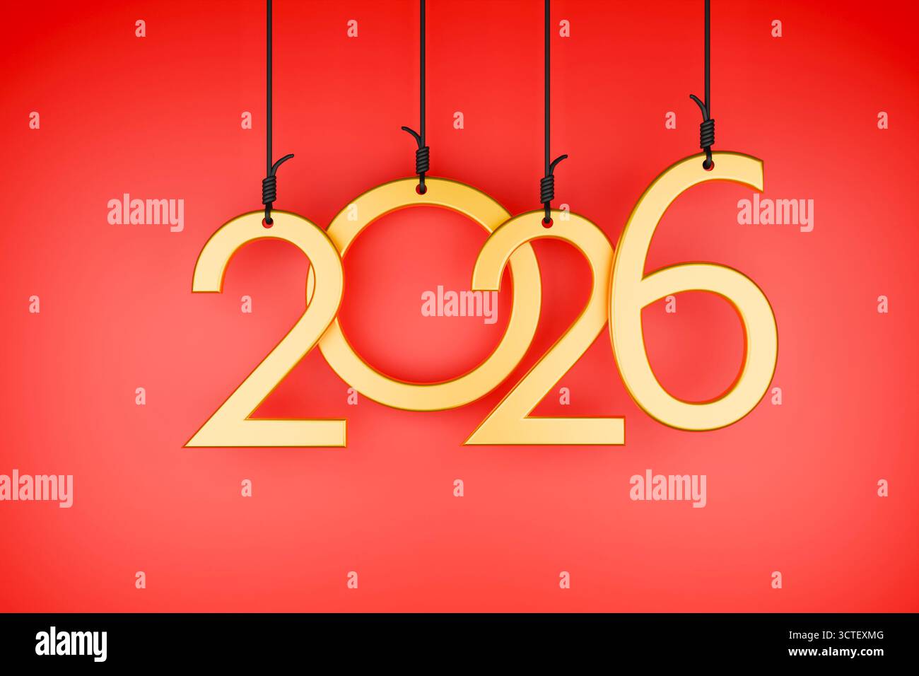 Bold numbers 2026 vibrant hi-res stock photography and images - Alamy