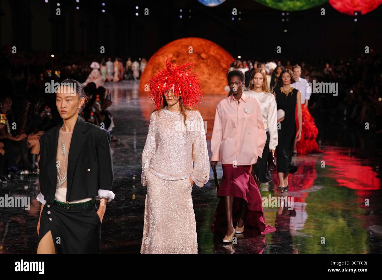 Models wear creations as part of the Chanel Spring/Summer 2026 ...