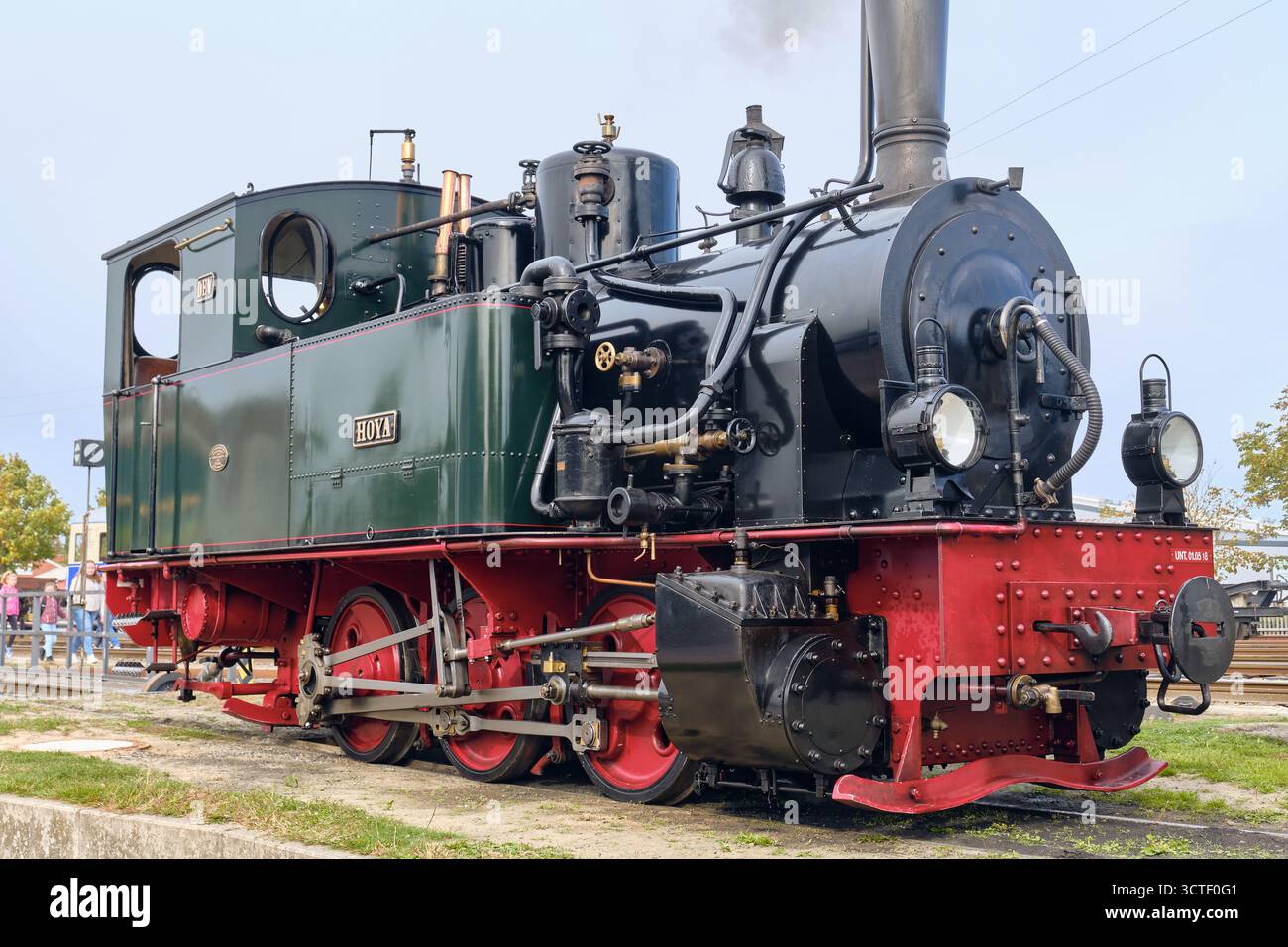 Bruchhausen-Vilsen, Germany; October 3, 2025: Steam locomotive “Hoya ...