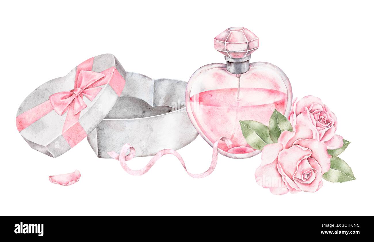 Floral arrangement elegant bottle Cut Out Stock Images & Pictures - Alamy